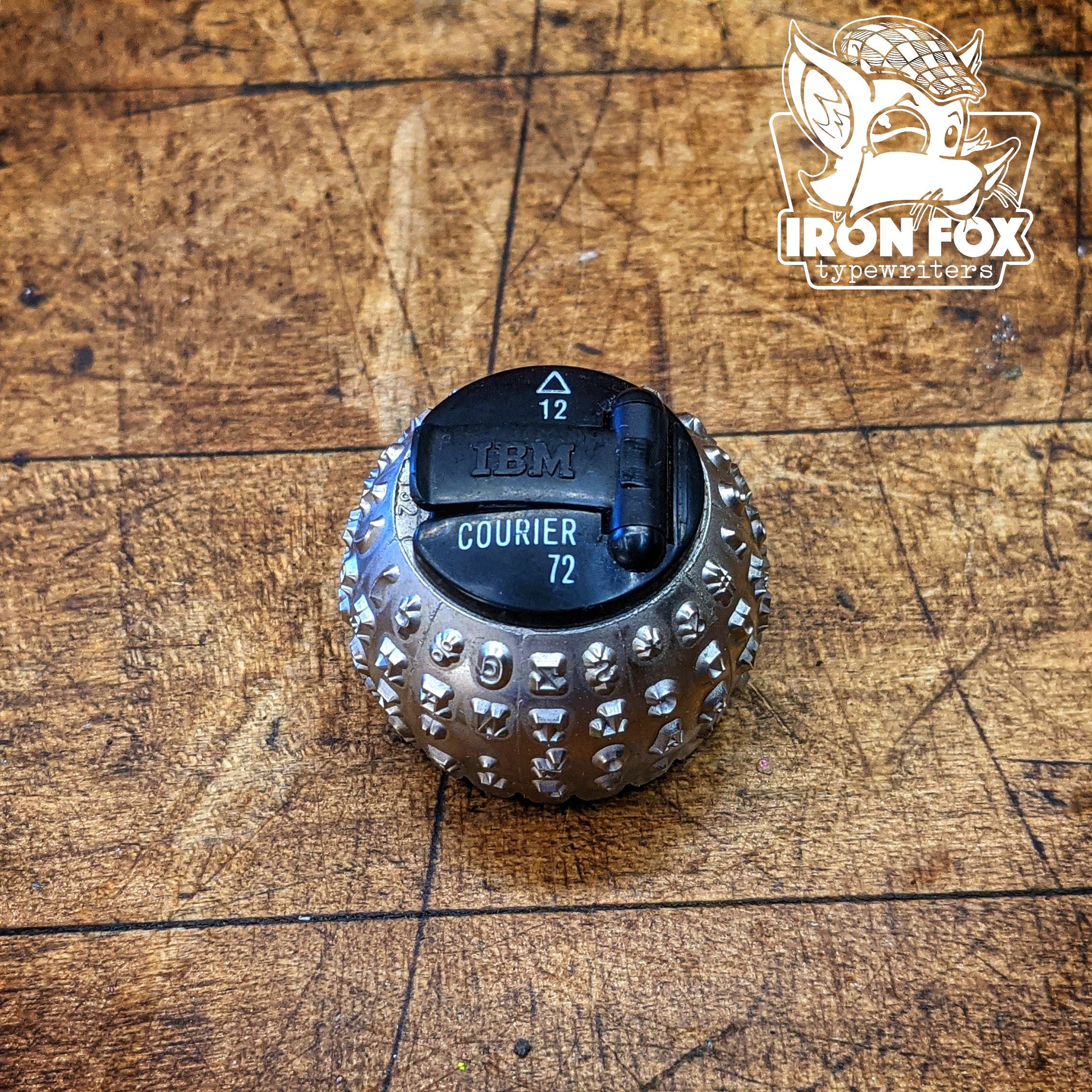 IBM Typeball: IBM Branded "Courier 72" - 12 Pitch | Iron Fox ...