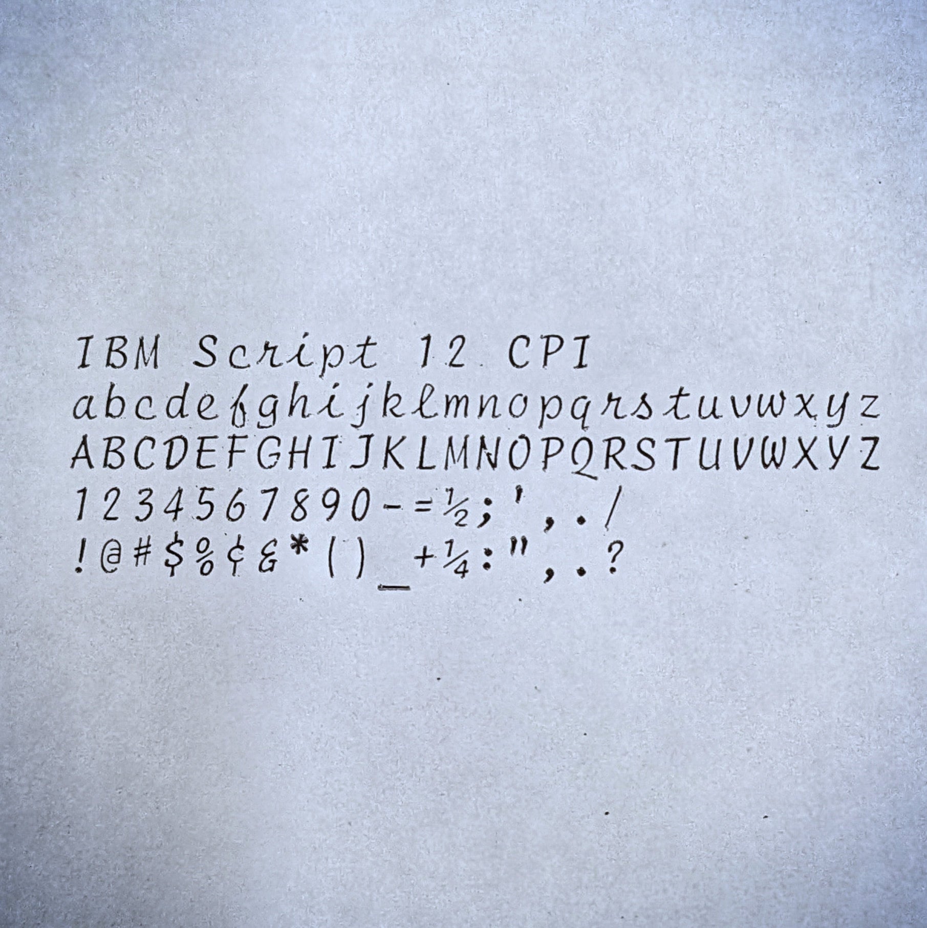 Ibm Typeball New Old Stock Ibm Script In 12 Pitch Iron Fox Typewriters These Machines Kill