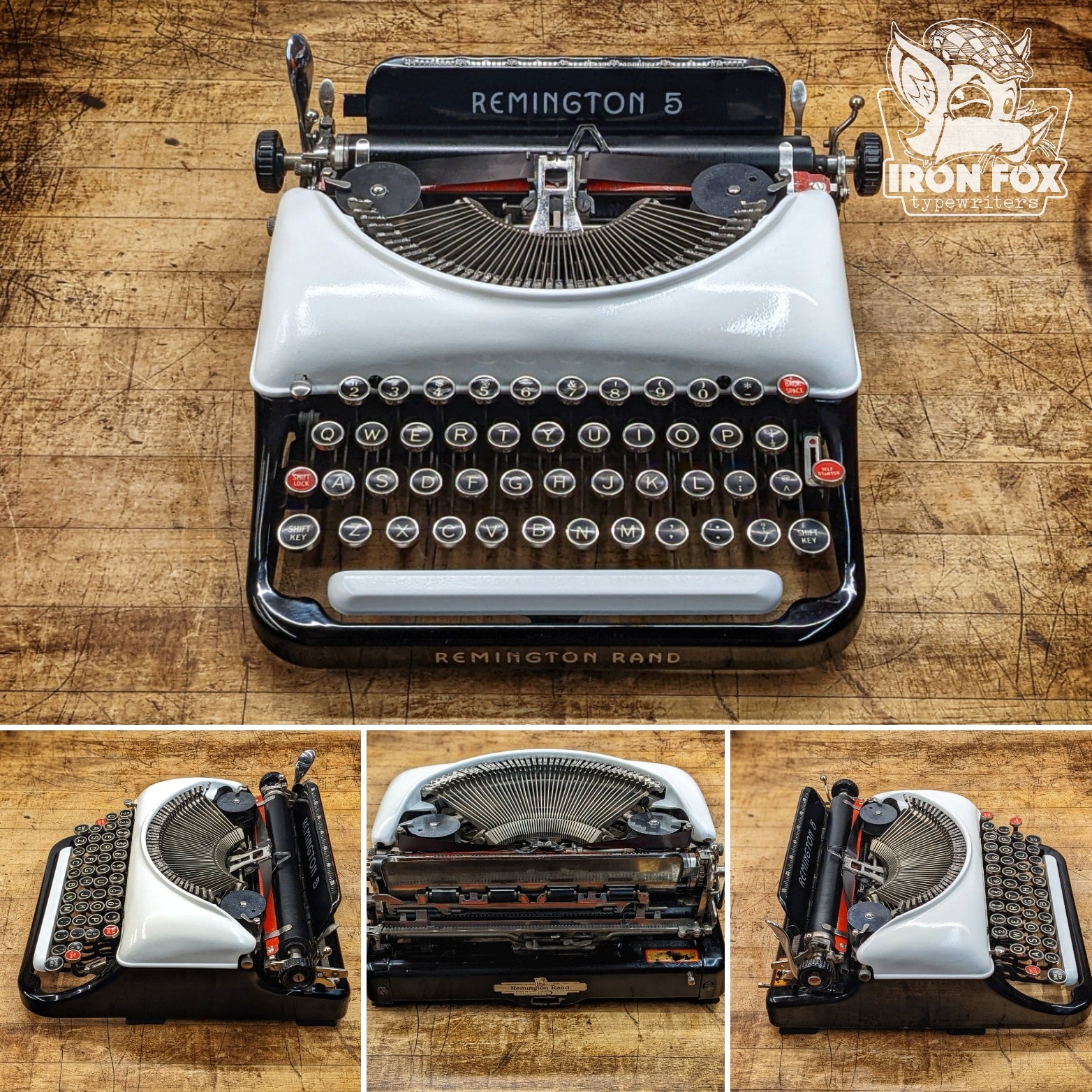 Custom Painted Typewriters | Iron Fox Typewriters: these machines kill ...